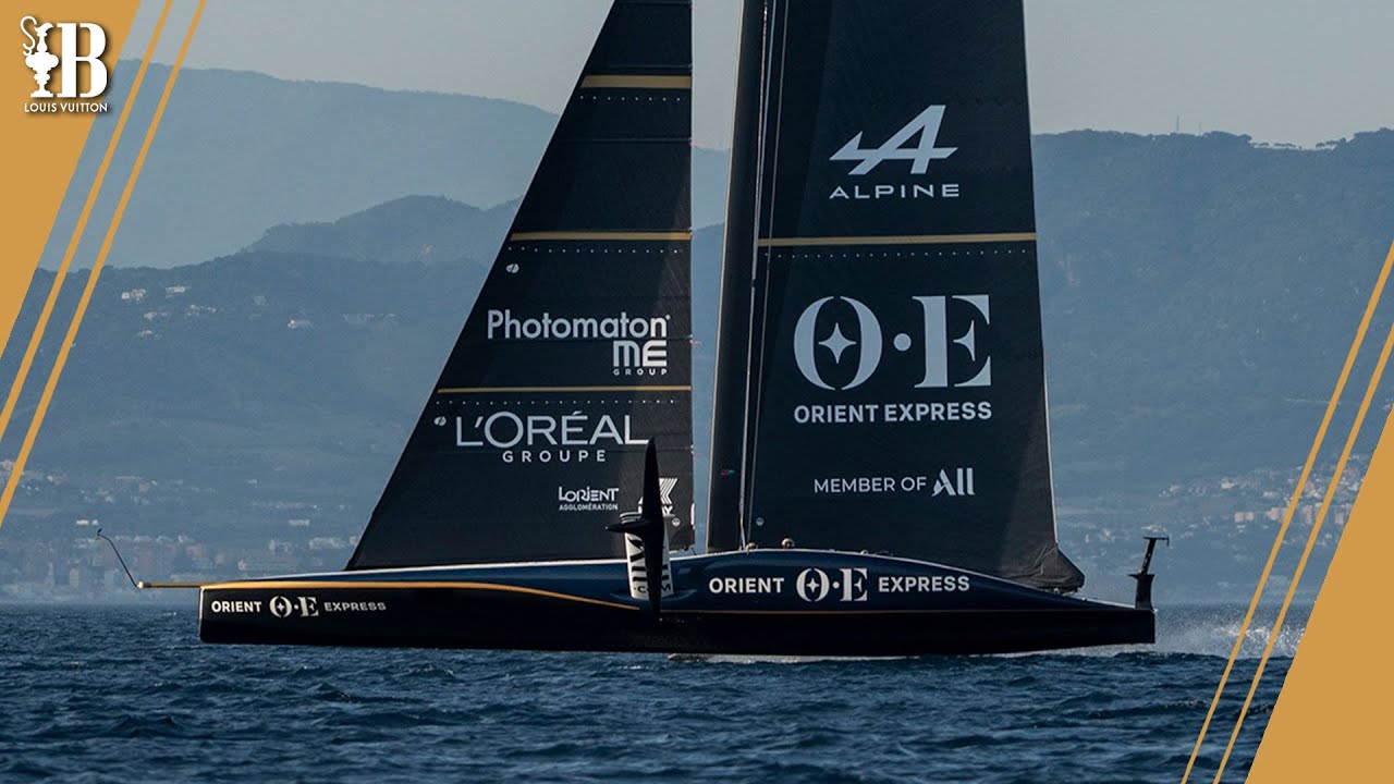 The French AC75 First Flight in Barcelona | Juna 6th | America's Cup ...