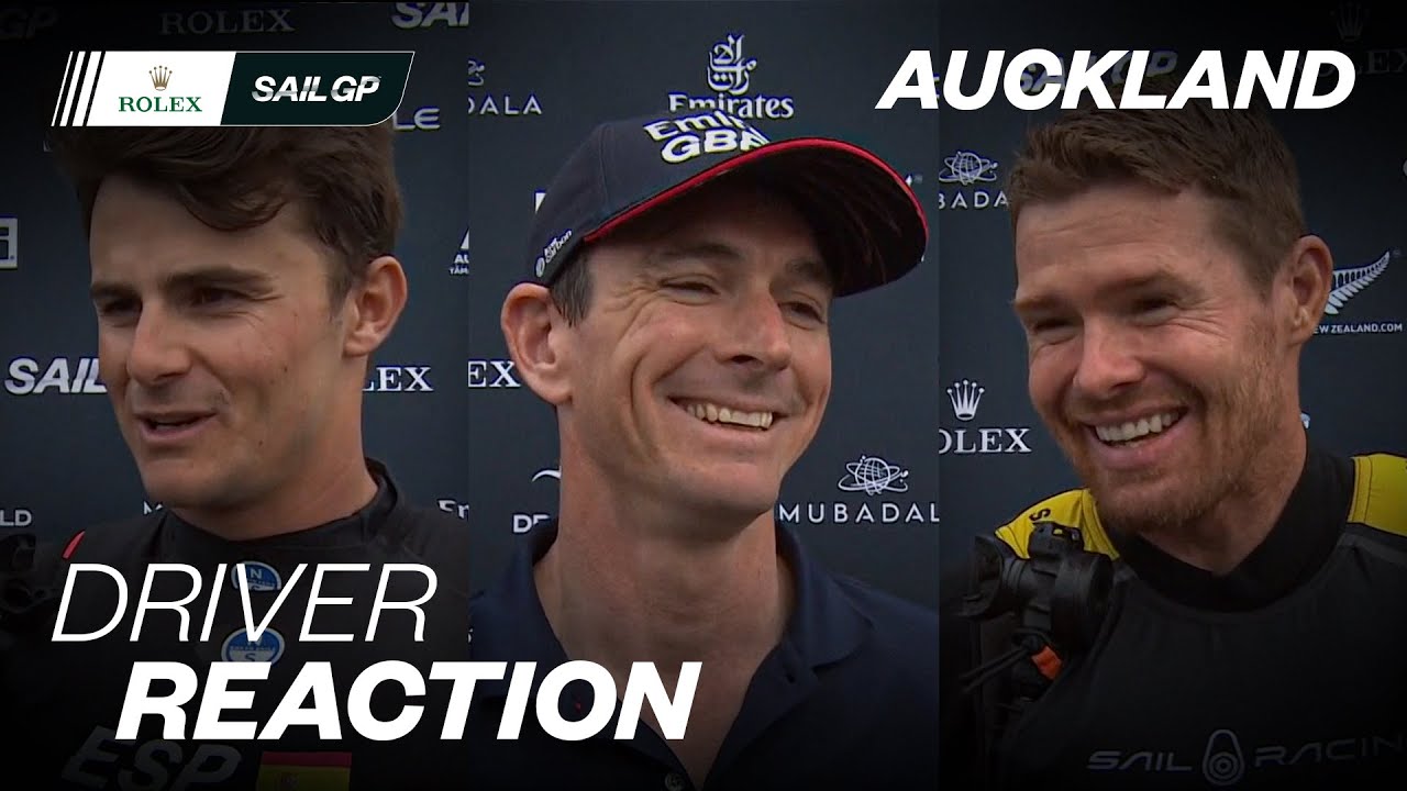 Drivers React Auckland // 2025 ITM New Zealand Sail Grand Prix | SailGP - Nautic TV