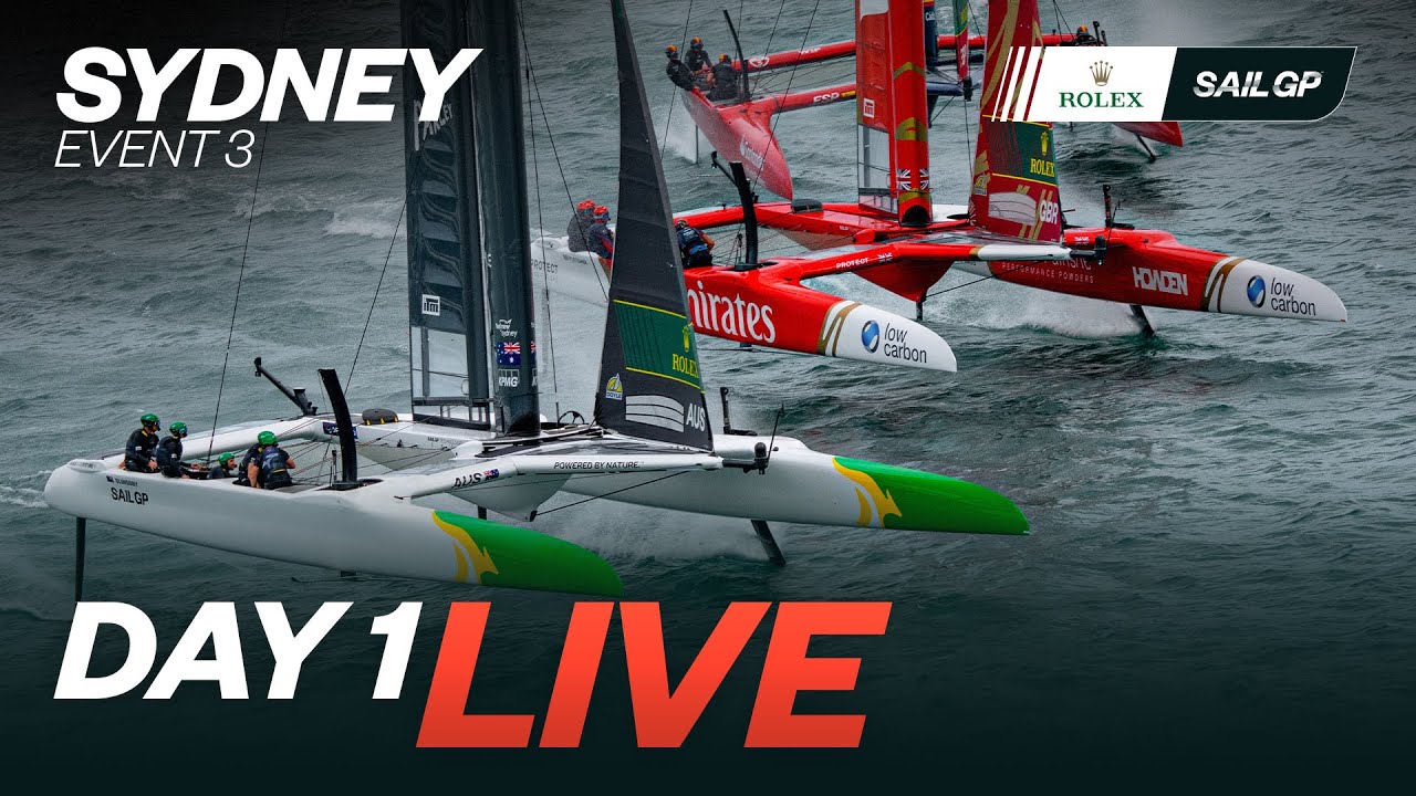 2025 KPMG Australia Sail Grand Prix | Day 1 | LIVE - Nautic TV